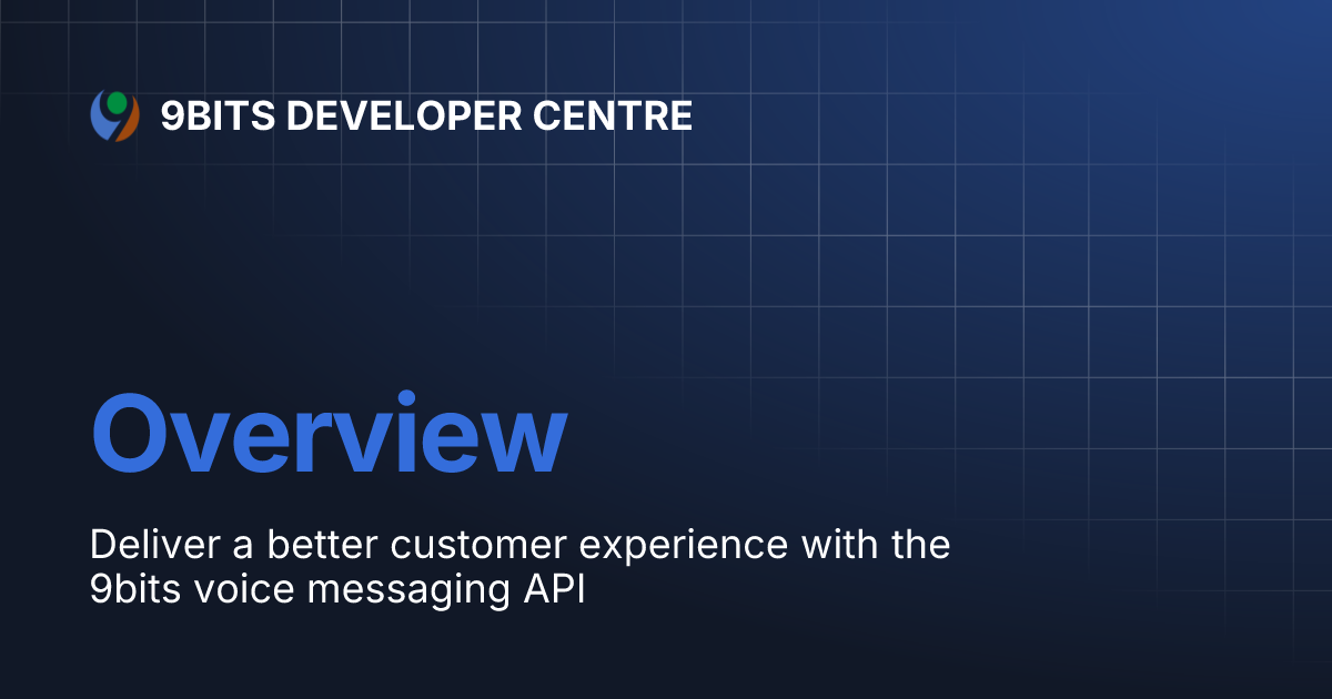 Overview | 9BITS DEVELOPER CENTRE